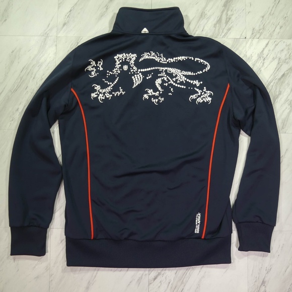 adidas | Jackets & Coats | Adidas Fifa World Cup Xl Navy Blue Track ...